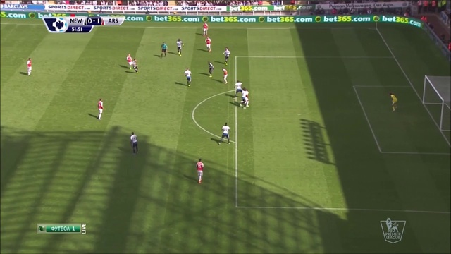 Ньюкасл - Арсенал 0:1 видео