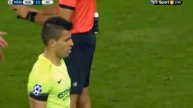 Borussia M'gladbach 1-2 Manchester City - Golo de S. Agüero (90min)