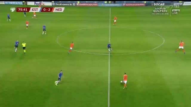 Estonia 0-4 Netherlands   ( UEFA Euro 2020 qualify...