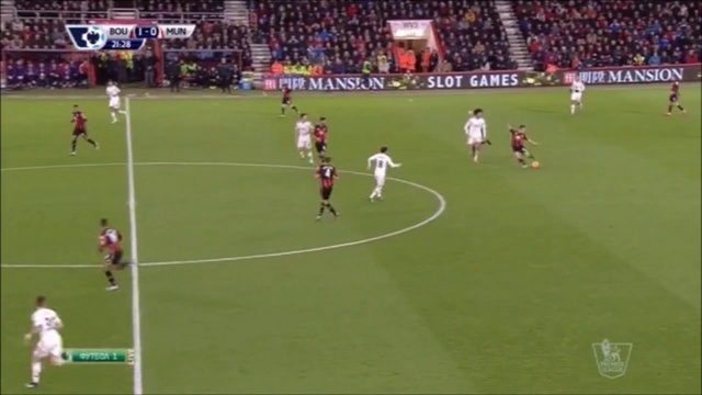 Борнмут - Манчестер Юнайтед 2:1 видео