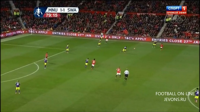 Манчестер Юнайтед - Суонси Сити 1:2 видео