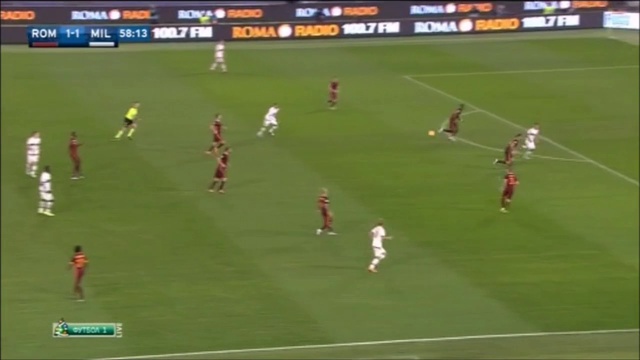 Рома - Милан 1:1 видео