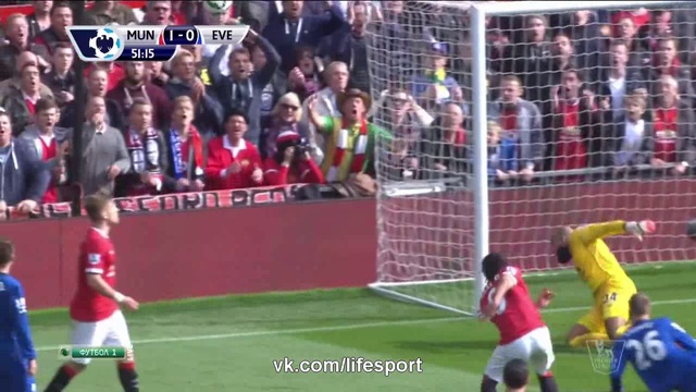 Манчестер Юнайтед - Эвертон 2:1 видео