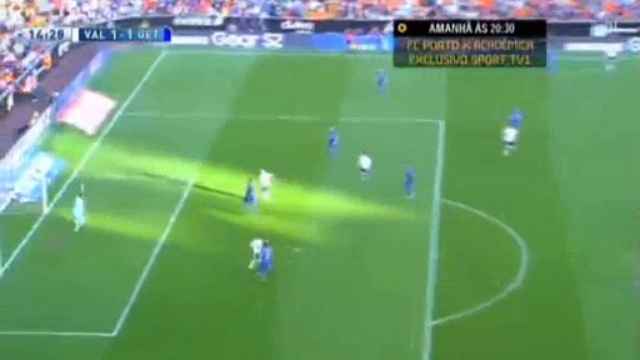 Valencia 2-2 Getafe - Goal by Paco Alcácer (15')