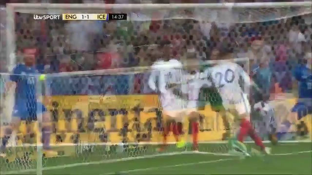 Англия - Исландия 1:2 видео