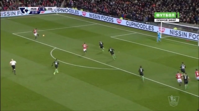 Манчестер Юнайтед - Сток Сити 3:0 видео
