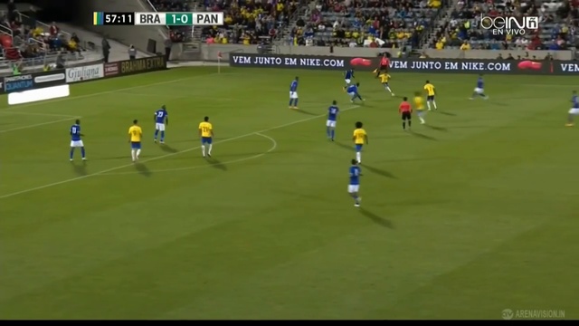 Панама - Бразилия 0:2 видео