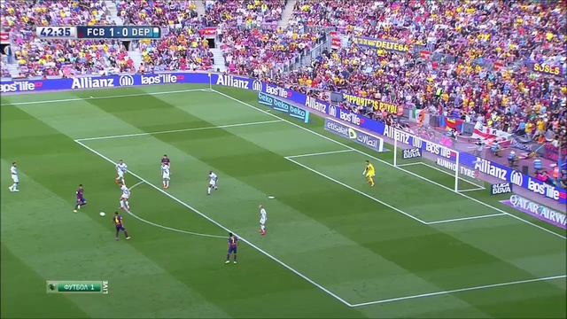 Барселона - Депортиво 2:2 видео