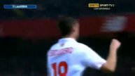 Sevilla 1-0 Valencia - Goal by Sergio Escudero (50')
