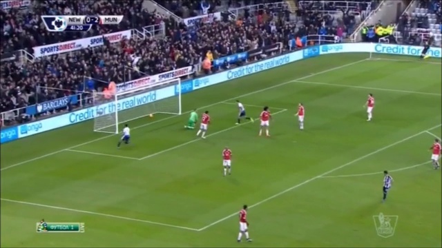 Ньюкасл - Манчестер Юнайтед 3:3 видео