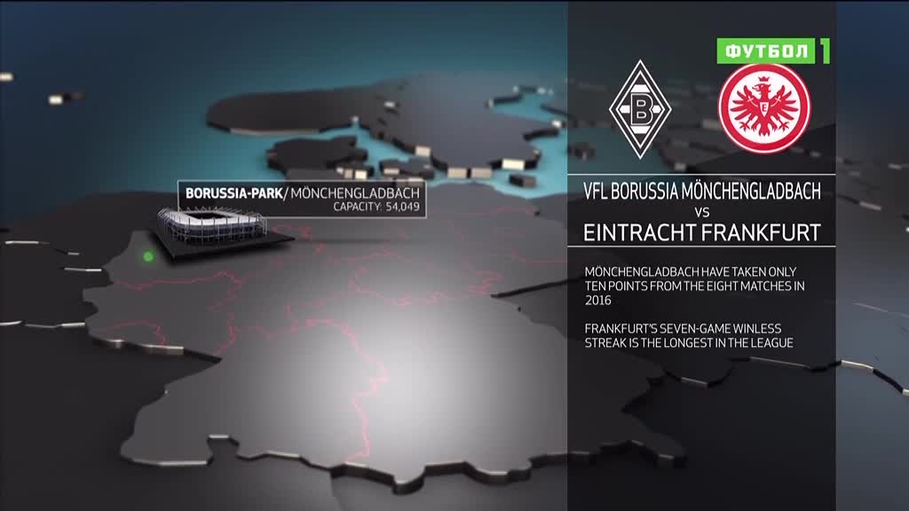 Боруссия Менхенгладбах - Айнтрахт Франкфурт 3:0 видео