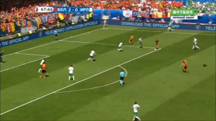 Бельгия - Ирландия 3:0 видео