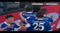 Schalke 04 2-0 Hertha BSC - Gól de C. Obasi (16min)
