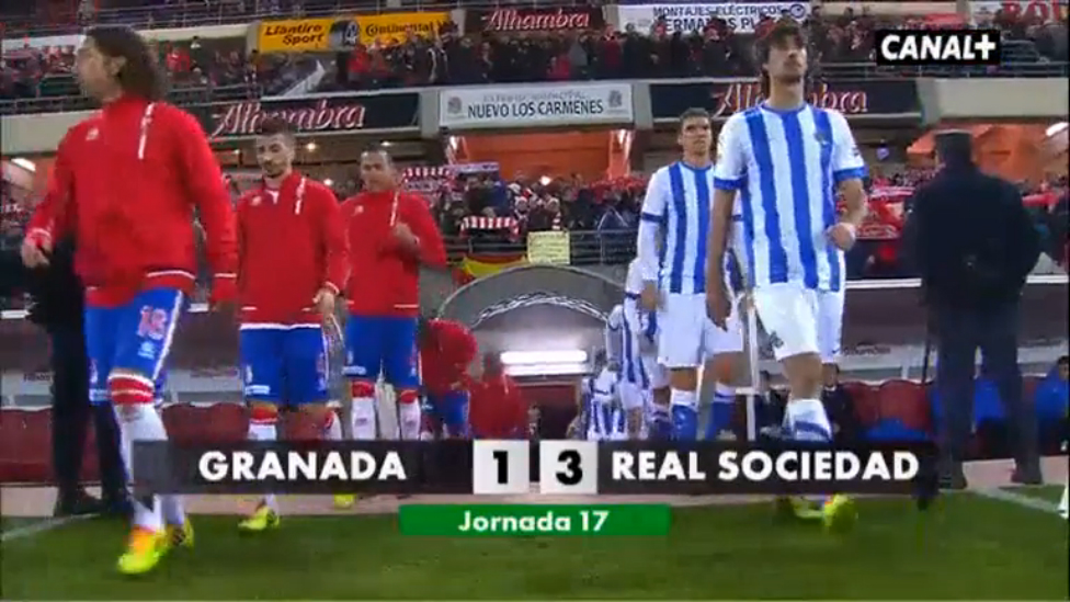 Гранада - Реал Сосьедад 1:3 видео
