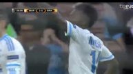 Marseille 1-0 Braga - Goal by G. N'Koudou (39')