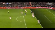 Arsenal 1-2 Manchester United - Golo de K. Gibbs (56min)