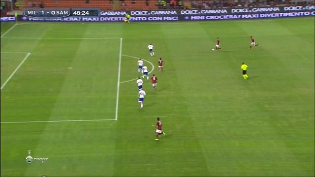 Милан - Сампдория 1:0 видео