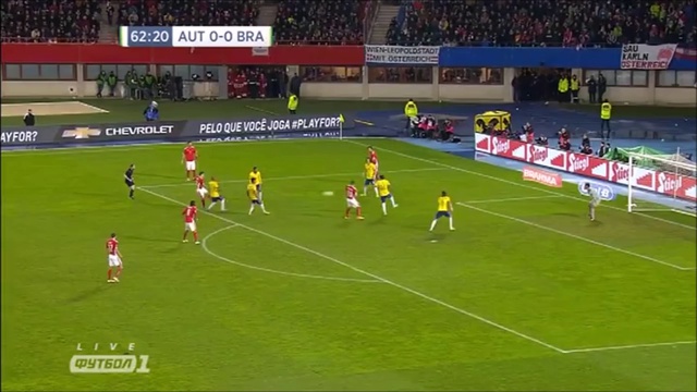 Австрия - Бразилия 1:2 видео