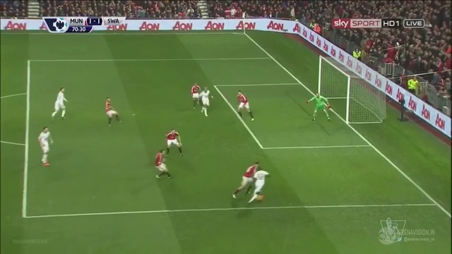 Манчестер Юнайтед - Суонси Сити 2:1 видео