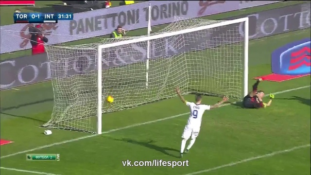 Торино - Интер 0:1 видео