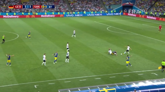 Germany 2-1 Sweden     ( World Cup RUSSIA 2018 )