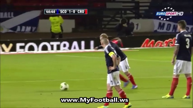 Шотландия - Хорватия 2:0 видео