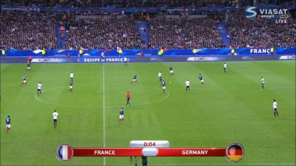 Франция - Германия 2:0 видео