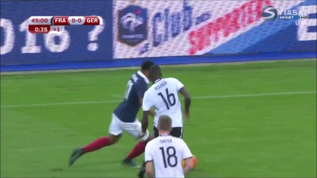 Франция - Германия 2:0 видео