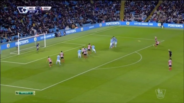 Манчестер Сити - Саутгемптон 3:1 видео