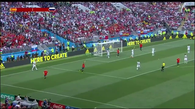 Spain 1-1 ( 3-4 g.p. ) Russia    ( World Cup RUSSI...