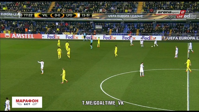 FC Villarreal 0-1 Olympique Lyonnais   ( E.L. 2017...