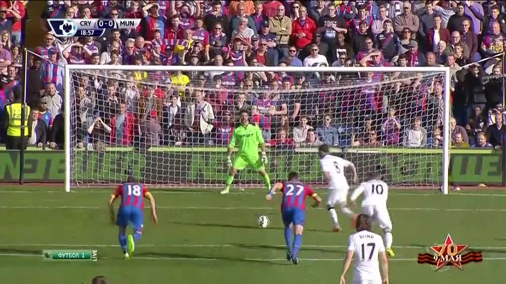 Кристал Пэлас - Манчестер Юнайтед 1:2 видео