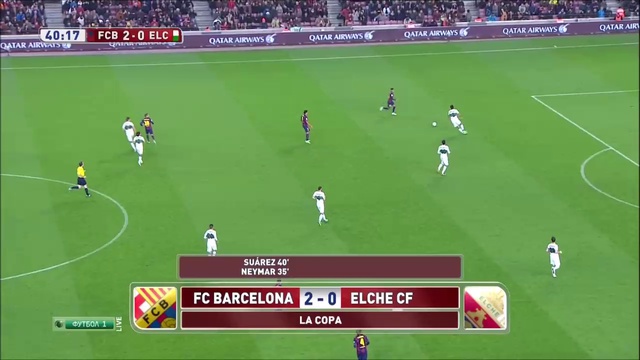 Барселона - Эльче 5:0 видео