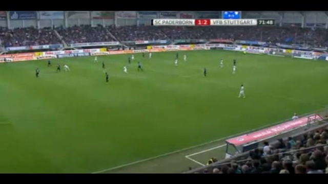Paderborn 1-2 Stuttgart - Goal by D. Ginczek (72')