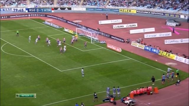 Реал Сосьедад - Атлетико 0:2 видео