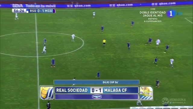 Реал Сосьедад - Малага 1:1 видео