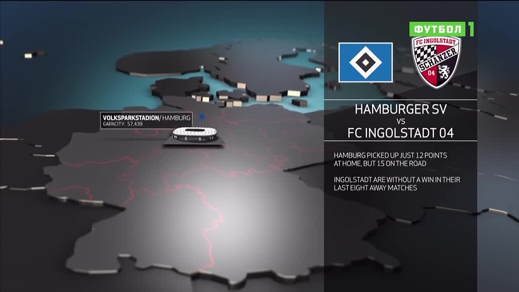 Гамбург - Ингольштадт 1:1 видео