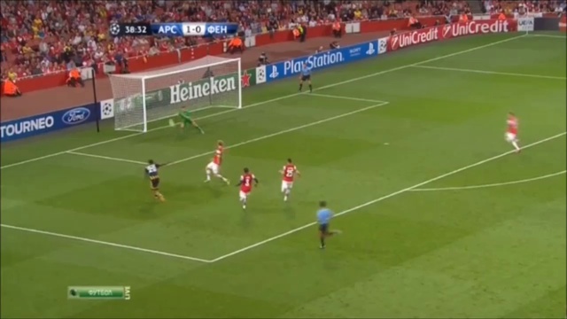 Арсенал - Фенербахче 2:0 видео