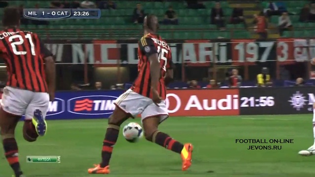 Милан - Катания 1:0 видео