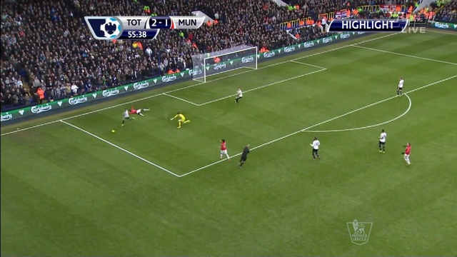 Тоттенхэм - Манчестер Юнайтед 2:2 видео