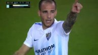 Málaga 2-1 Eibar - Goal by Sandro Ramírez (44')