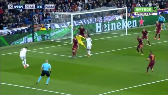 Реал - Рома 2:0 видео