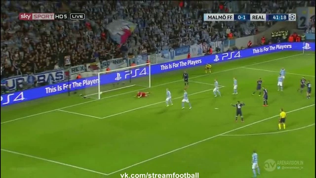 Мальмё - Реал 0:2 видео