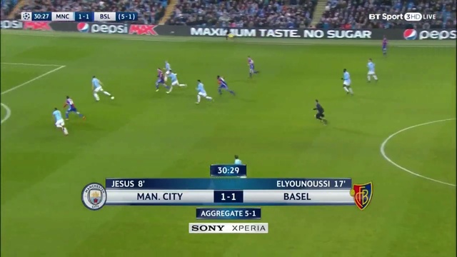 FC Manchester City 1-2 FC Basel   ( L. C. 2017 / 2...