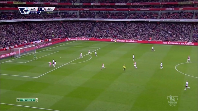 Арсенал - Астон Вилла 5:0 видео