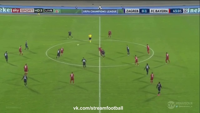 Динамо Загреб - Бавария 0:2 видео