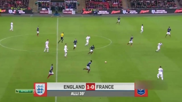 Англия - Франция 2:0 видео