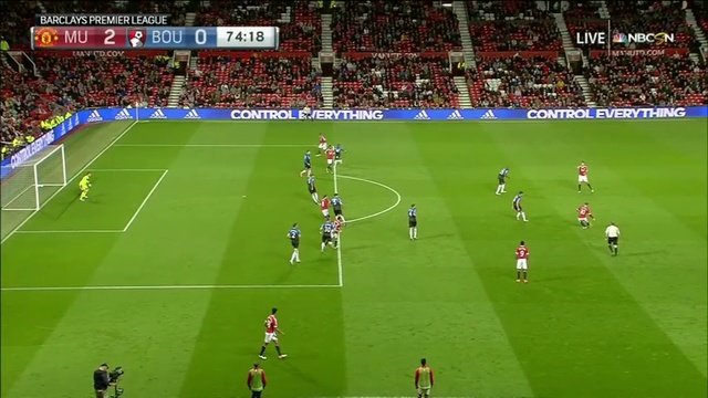 Манчестер Юнайтед - Борнмут 3:1 видео