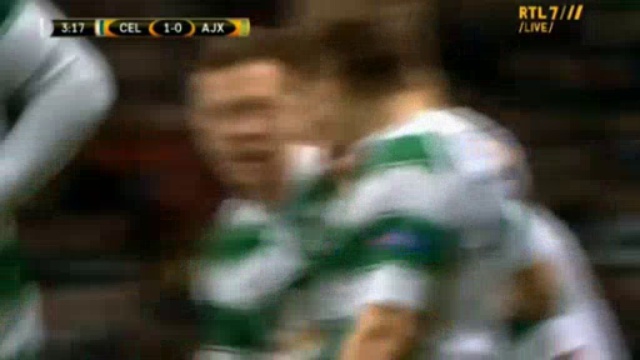 Celtic 1-2 Ajax - Gól de C. McGregor (3min)