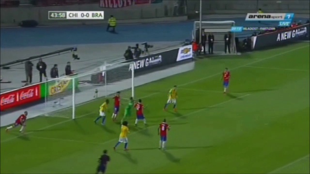 Чили - Бразилия 2:0 видео